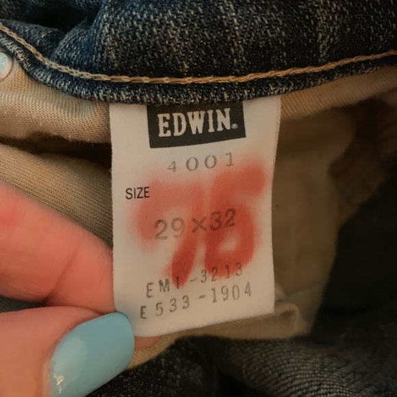 Edwin | Jeans | Miss Edwin International Basic Flex S 29x32 Jean | Poshmark